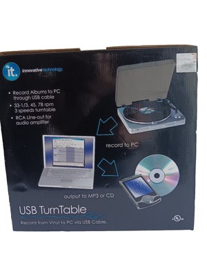 it. Innovative Technology USB Turntable | eBay