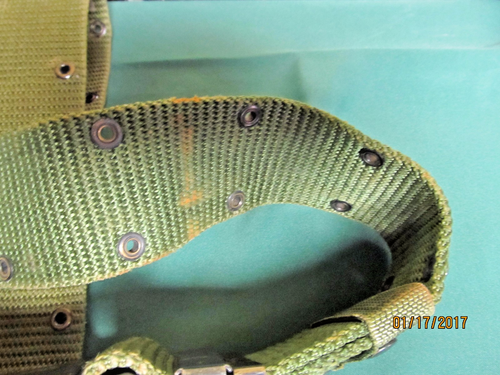 Original U.S Army OD Webbing System LBE Suspenders Pistol Belt LC-2 ...