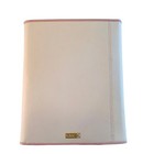 Kikki.K Leather Compendium Pink Trifold Notepad Padfolio "Today is Your ...