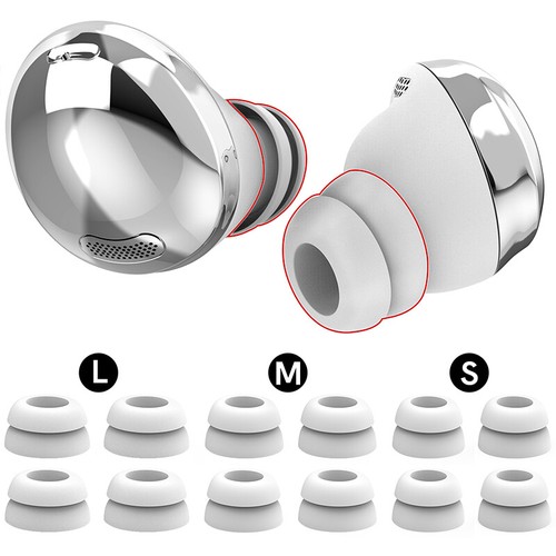 12Pcs Silicone Ear Tips for Samsung Galaxy Buds Pro Tips Noise Reduce ...