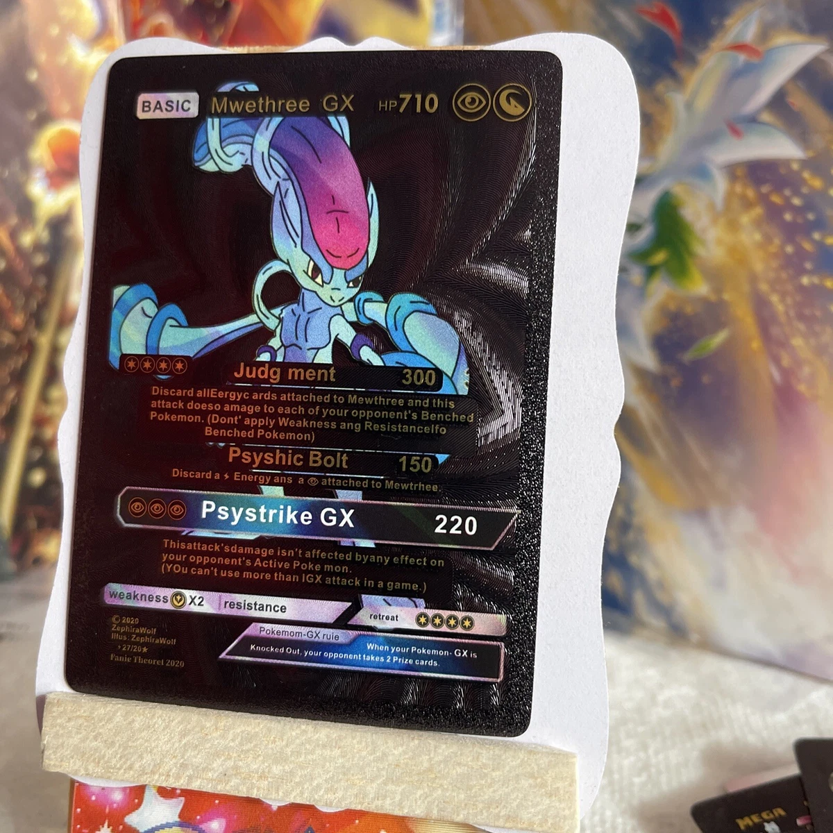Pokemon Mewthree Card