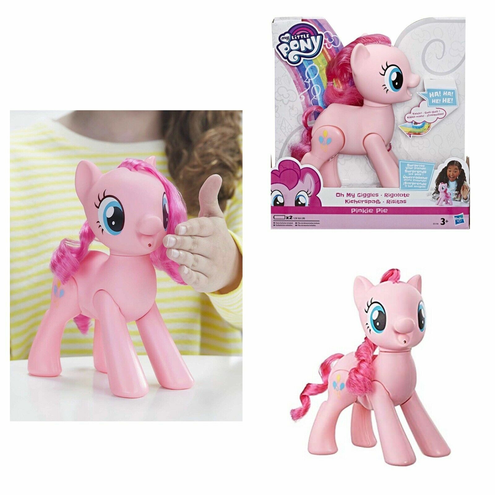 My Little Pony Oh My Giggles Pinkie Pie 8" Talking Pony New | eBay