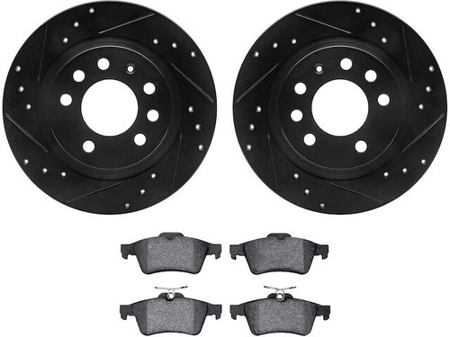 Rear Brake Pad and Rotor Kit For 06-10 Pontiac Saturn Solstice Sky ...