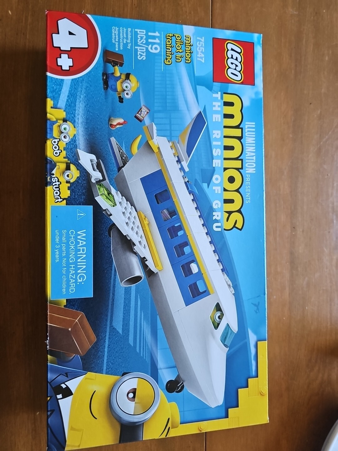 LEGO MINIONS THE RISE OF GRU 75547 MINION PILOT IN TRAINING 119 PCS NIB ...