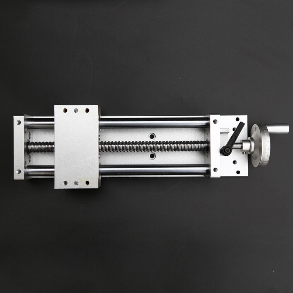 16" Manual Sliding Table CNC Slide Ballscrew Linear Stage Actuator ...