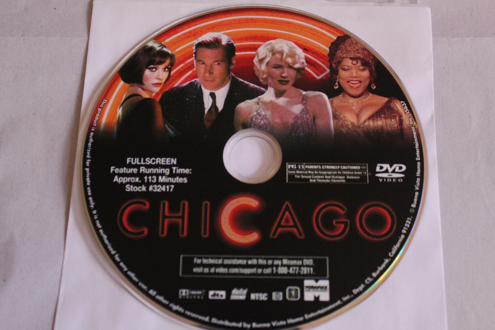 Chicago (DVD, 2003, Full Frame) | eBay