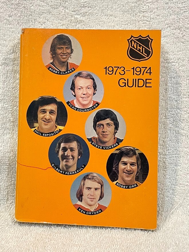 VINTAGE 1973-74 NHL Official Guide Book, Bobby Orr, Bobby Clarke, Phil ...