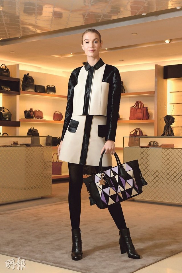 LONGCHAMP Large Penelope Arty Purple Amethyst Leather Satchel Tote ...