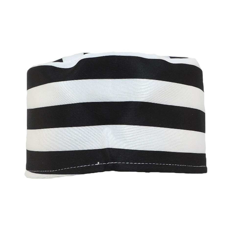 Prisoner Hat Jail Inmate Striped Black & White Jailbird Costume Cap | eBay