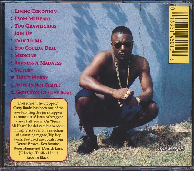 From Mi Heart by Cutty Ranks (CD, 1992, Shanachie) for sale online | eBay