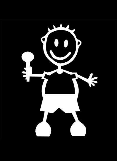 Baby Boy Stick Figures