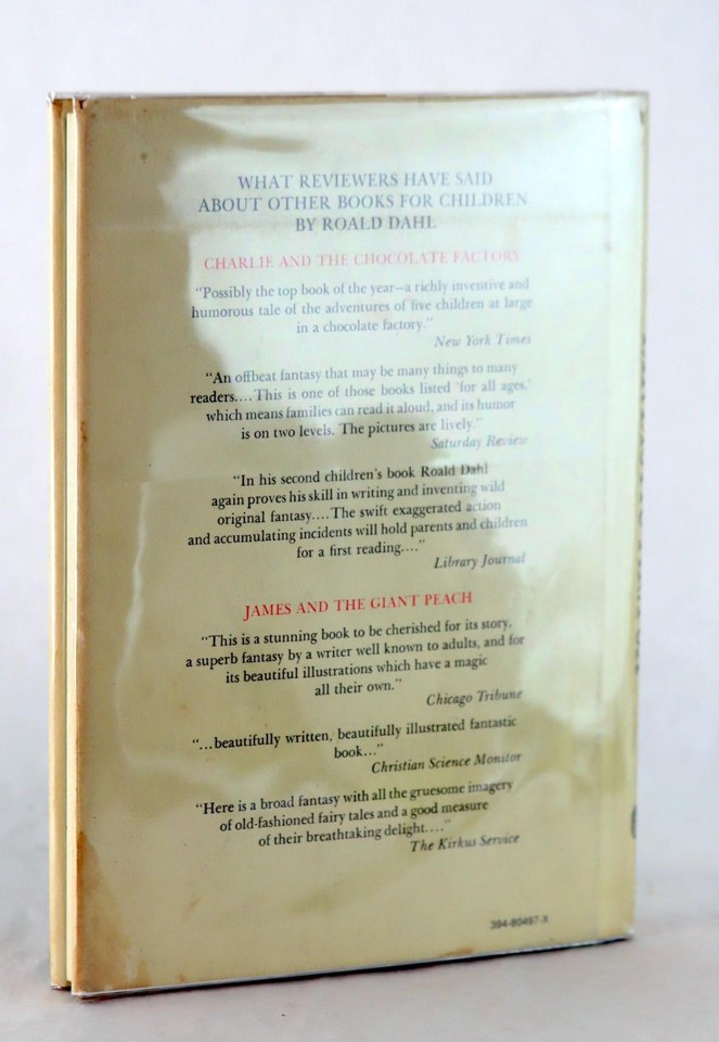 Roald Dahl Donald Chaffin 1st Ed 1970 Fantastic Mr Fox Hardcover w ...