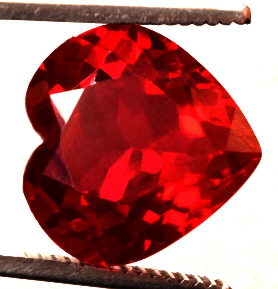 6.20 Cts. Natural Mozambique Red Ruby Heart Shape Certified Gemstone | eBay