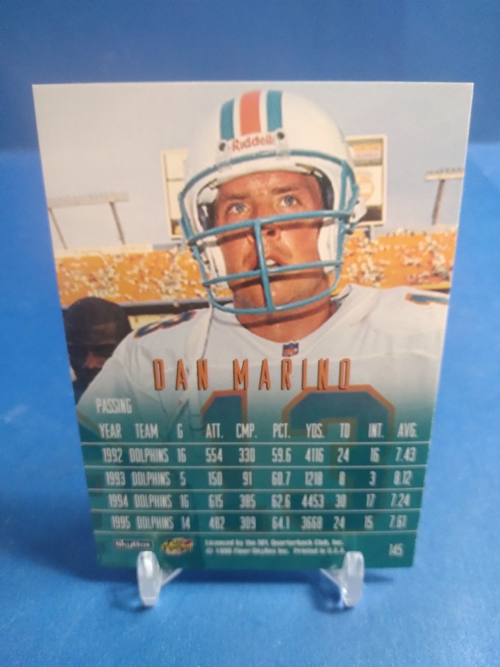 1996 SkyBox Impact Rookies Dan Marino Miami Dolphins #145 | eBay