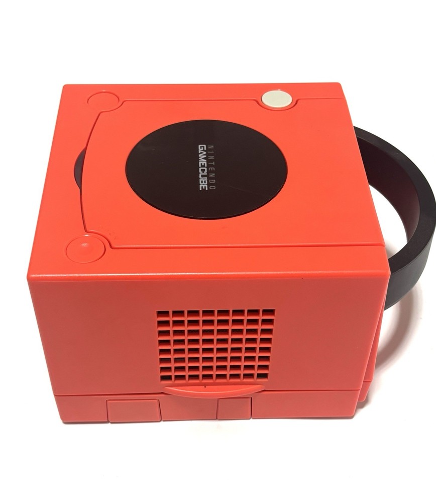 Nintendo GameCube Console Red&Black Custom Console + Controller + Wires ...
