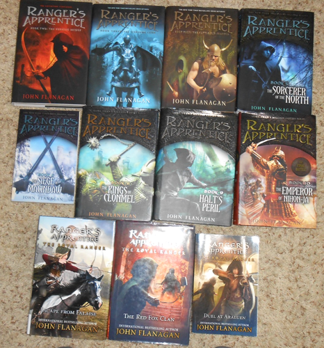 John Flanagan 11 RANGER'S APPRENTICE/ROYAL RANGER books 8-1st - 9HC/DJ ...
