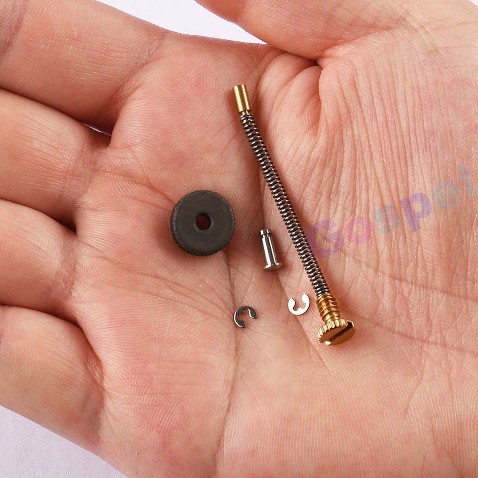 1 Set Lighter Repair Part flint screw spring + base flint wheel with ...