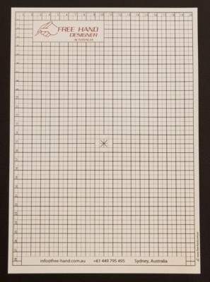 FreeHand Designer Sheet A4 Drawing Grid (Pyramid Liner) | eBay