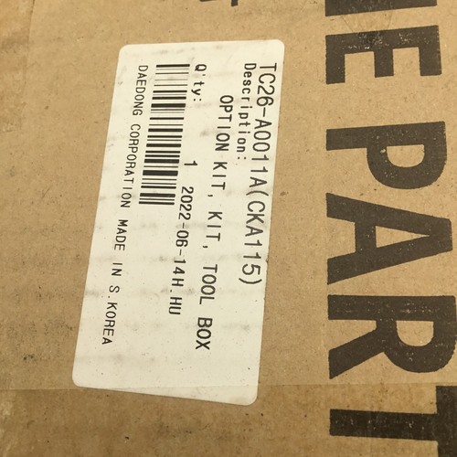 New OEM Kioti ROPS Mounted Toolbox Kit CK Open Station Tractor CKA115 ...