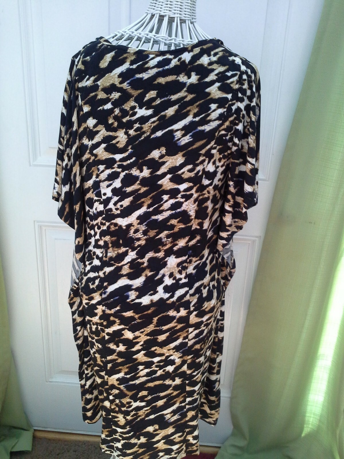 Calvin Klein Leopard Cheetah Print String Waist Sheat… - Gem