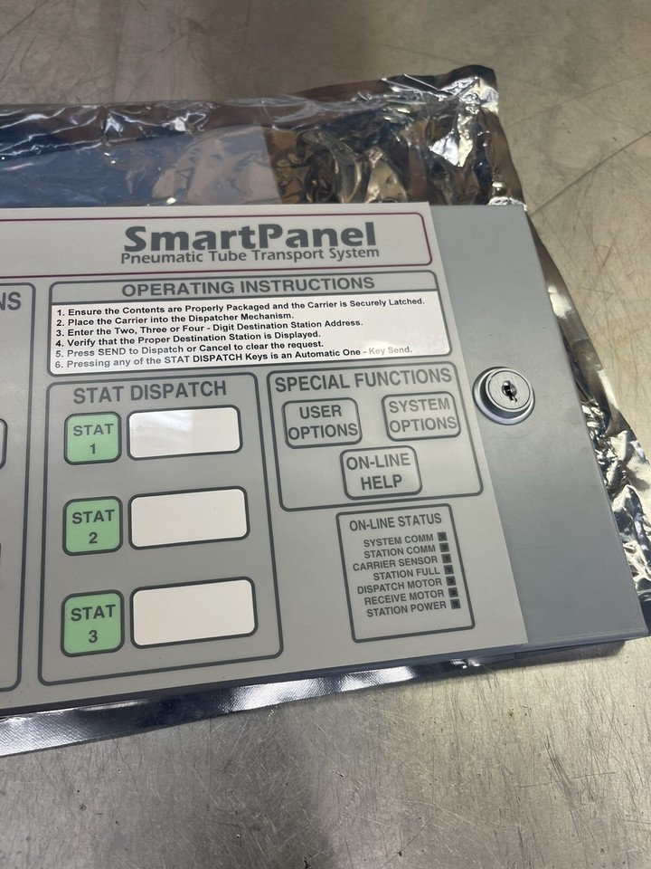 Smart Panel Pneumatic Tube Transport System PEVCO | eBay