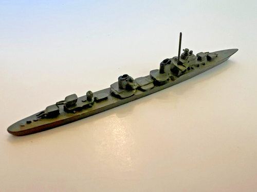 VTG 1940's FRENCH DESTROYER VOLTA CLASS - COMET METAL CO. Waterline ID ...