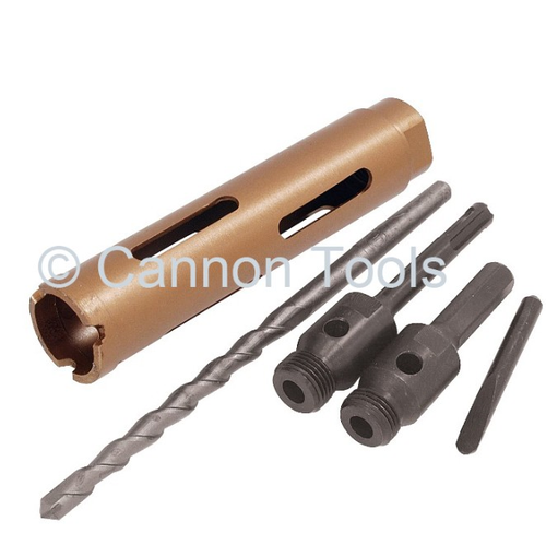 SDS Diamond Core Drill 38mm Diameter x 150mm with Arbor/Pilot Bit Hole ...