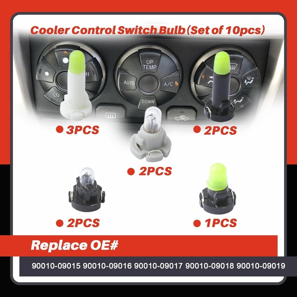 90010-09015 Cooler Control Switch Bulb Fit for Toyota 4Runner 2003-2009 ...