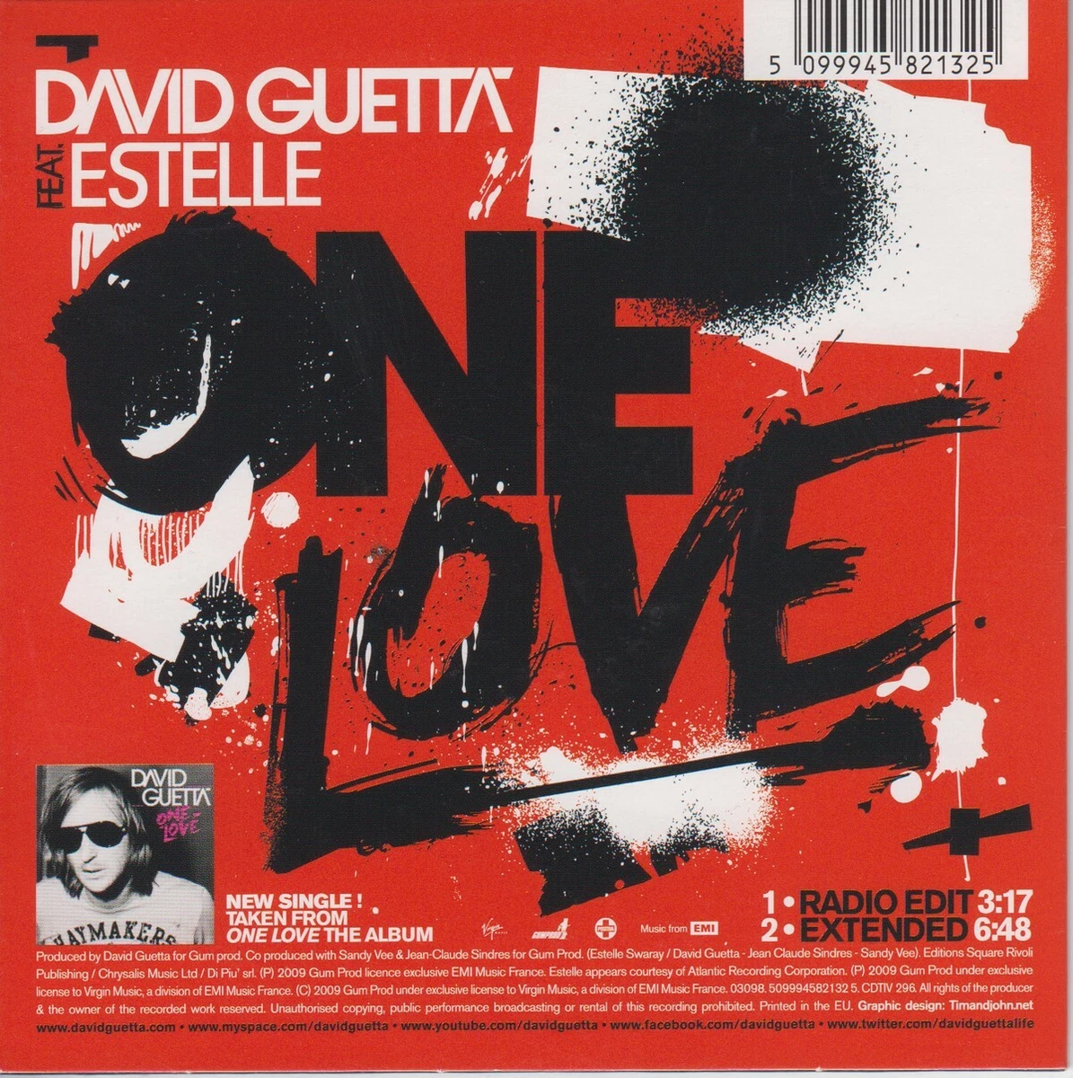 One Love David Guetta Estelle