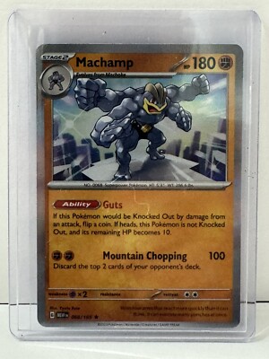 Pokémon TCG Machamp Scarlet & Violet-151 068/165 Holo Holo Rare | eBay