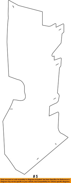 Ford OEM Radiator Support Baffle AL3Z8310A Image 5 for sale online | eBay