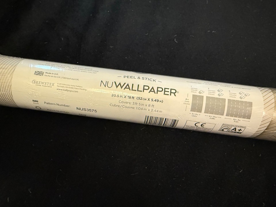 Wall Pops! NuWallpaper Peel & Stick Wallpaper Great for Walls/Cabinets ...