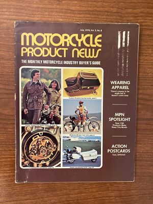 Motorcycle Product News Magazine July 1976 | eBay