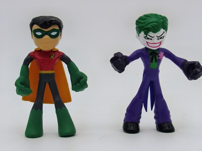 Mattel Justice League Flextreme Bendable Action Figures - Joker & Robin ...