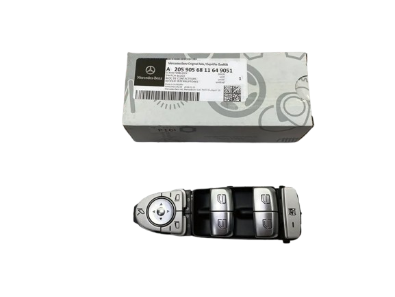 MERCEDES C Class W205 Main Window Switch A2059056811 9051 Schalterblock ...