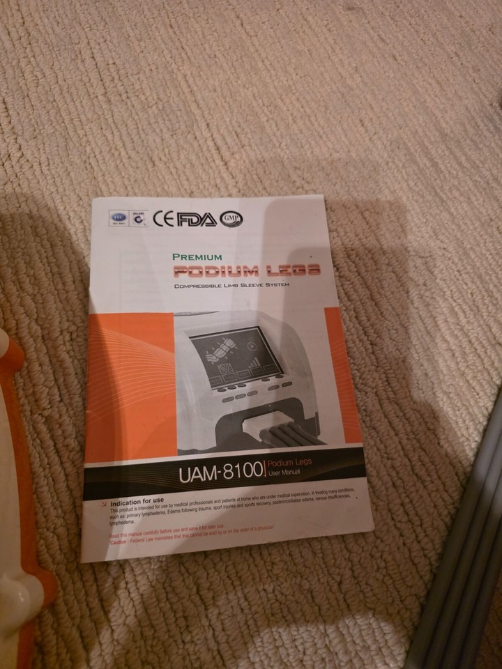 Podium Legs UAM-8100 Compression Boots Leg Muscle Athlete Recovery ...