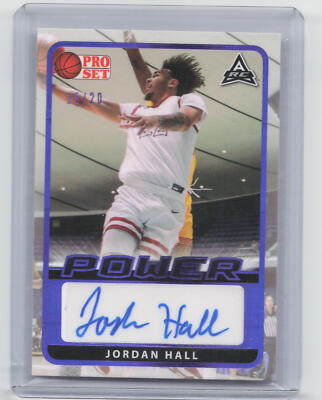 2021 Pro Set Power #BA-JH2 Jordan Hall Auto #'d /20 | eBay