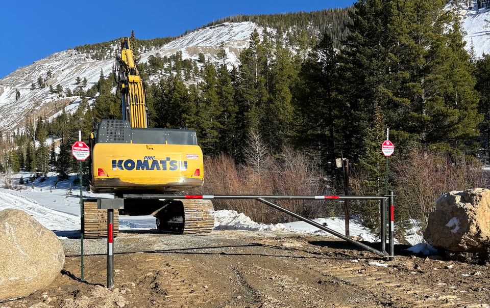 Forest Service Gate w Lock Box BLM Road Gate Private Security NEW ...