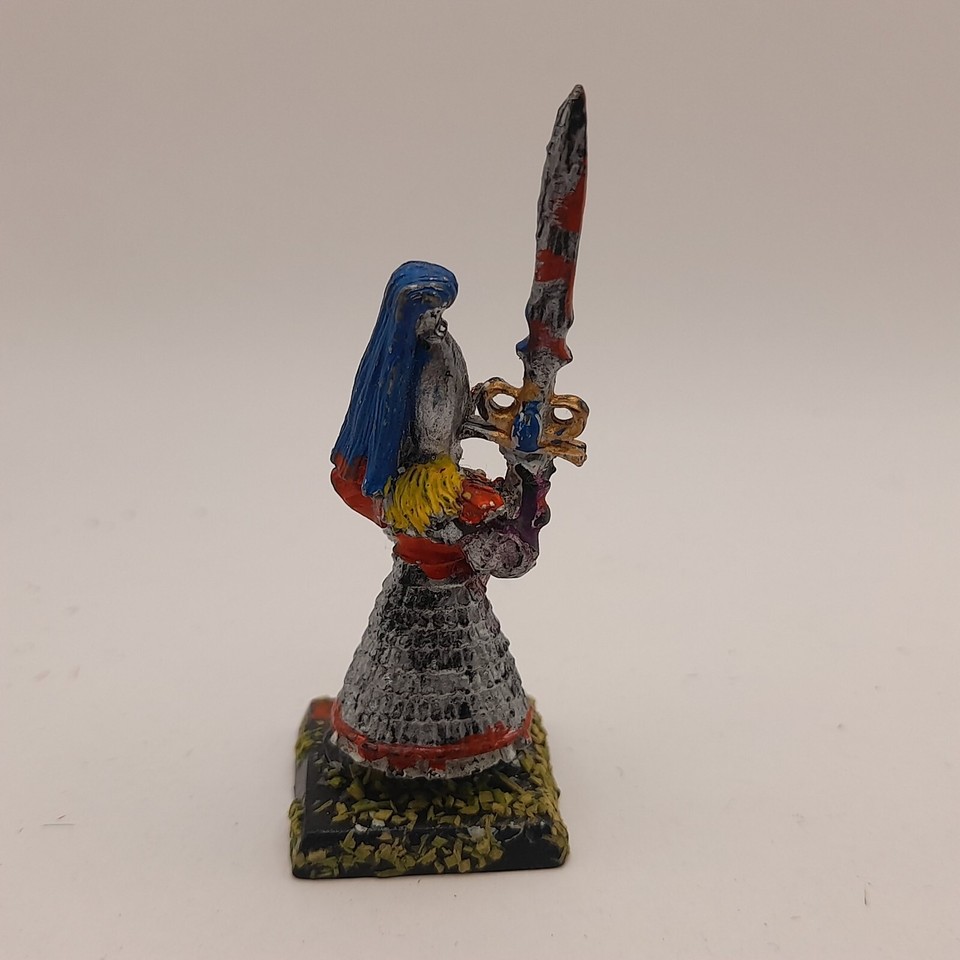 Warhammer Fantasy HIGH ELF SWORDMASTER Painted Metal GW Citadel TOW OOP ...