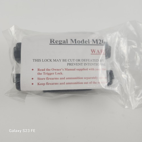 Regal Model 2005 Trigger Lock Gun Lock Brand New In Package | eBay