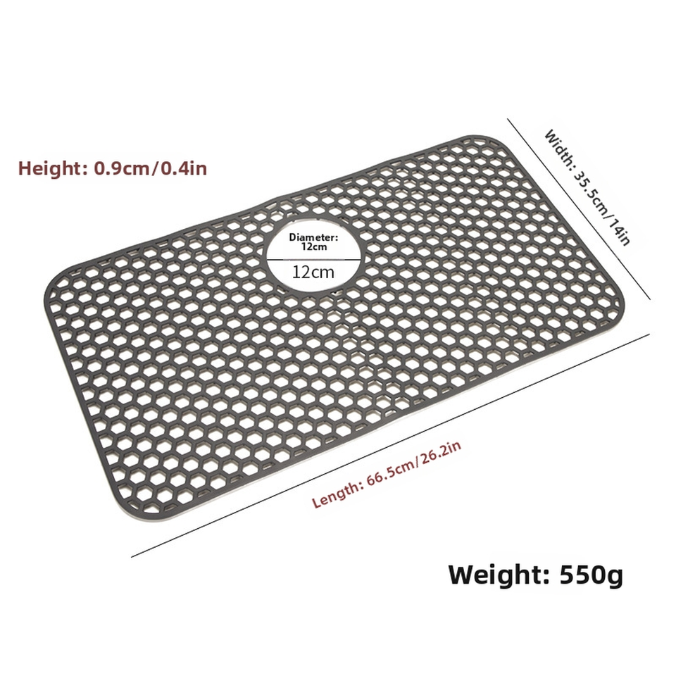 Kitchen Countertop Sink Pad in Flexible Silicone for Easy Storage and ...
