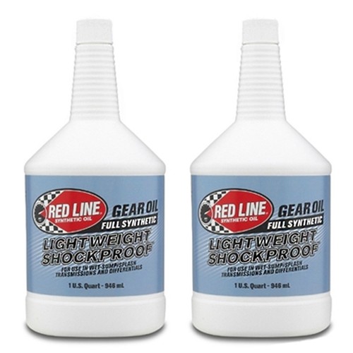 Red Line Oil Full Synthetic Lightweight Shockproof Gear Oil 1 Quart ...