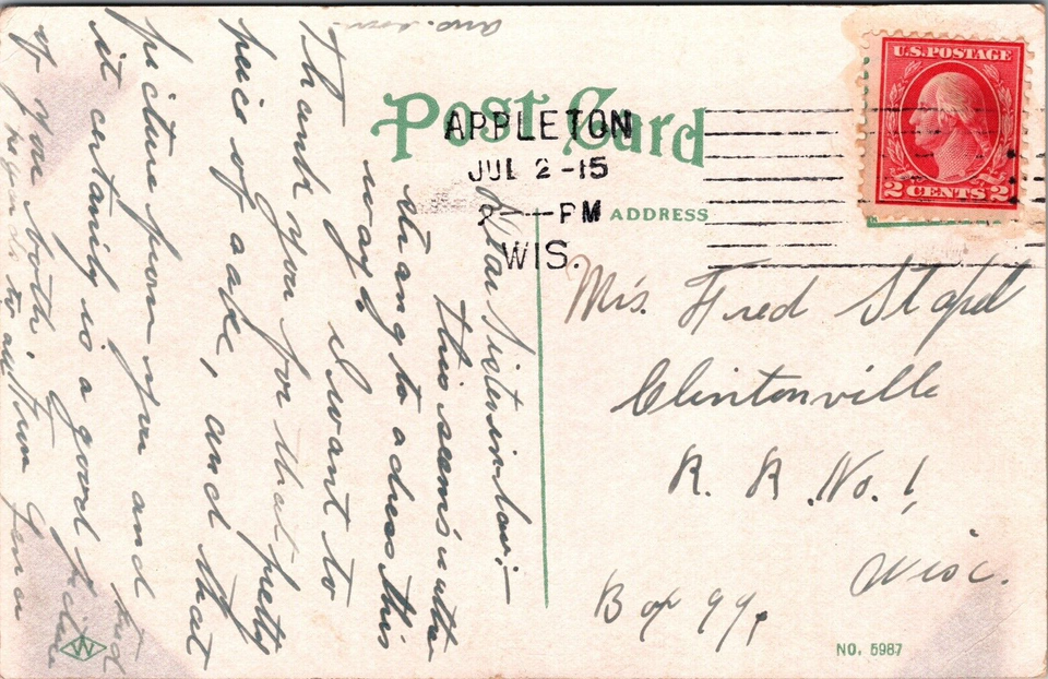 Postcard New YMCA Appleton Wisconsin 1915 | eBay