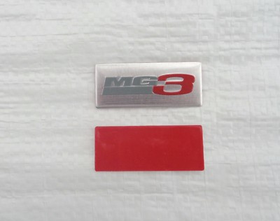 MG3 NEW DESIGN "PAIR" BADGES FOR MG3 "TIME & "FORM" MODELS UNIQUE CAR ...