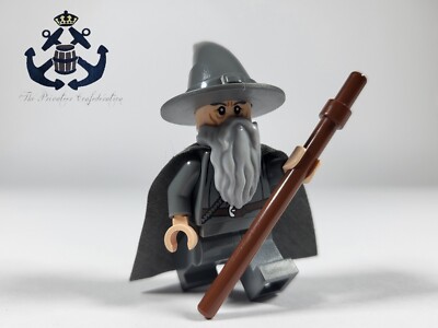 LEGO Minifigure Lord of the Rings / Hobbit Gandalf the Grey Wizard ...