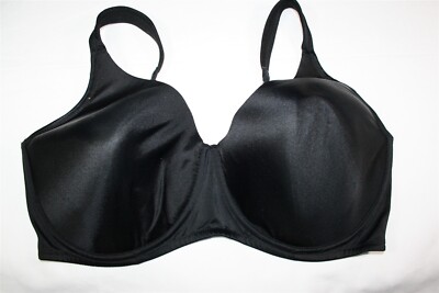 24A01 Leading Lady 5028 Full Coverage Underwire Bra 46DD Black | eBay