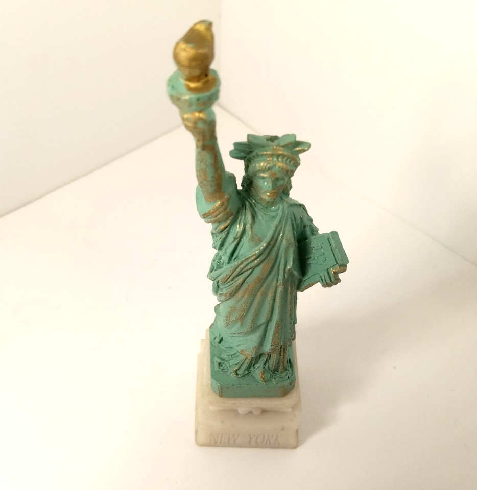 Statue Of Liberty New York City USA Souvenir Colbar Art Figure 4.5" | eBay