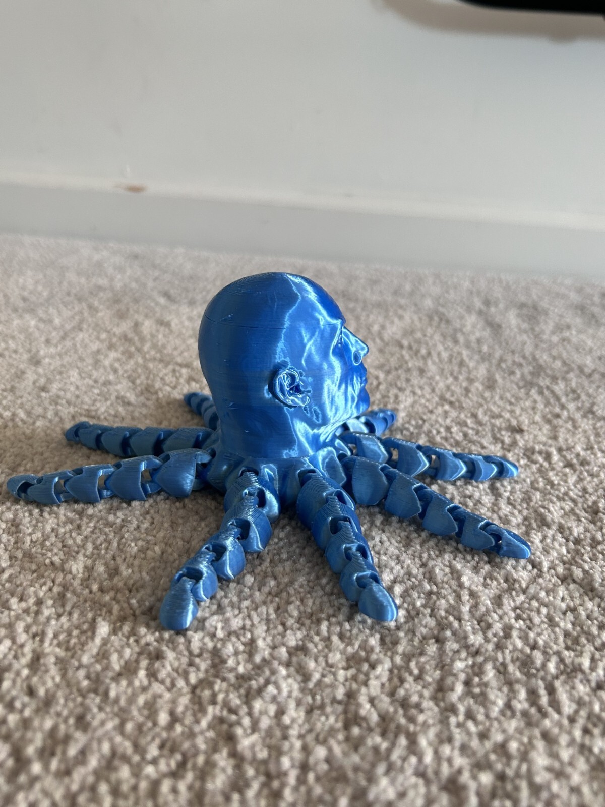 Rocktopus High Quality 3D printed Blue/Silver 7x7 (Dwayne The Rock ...