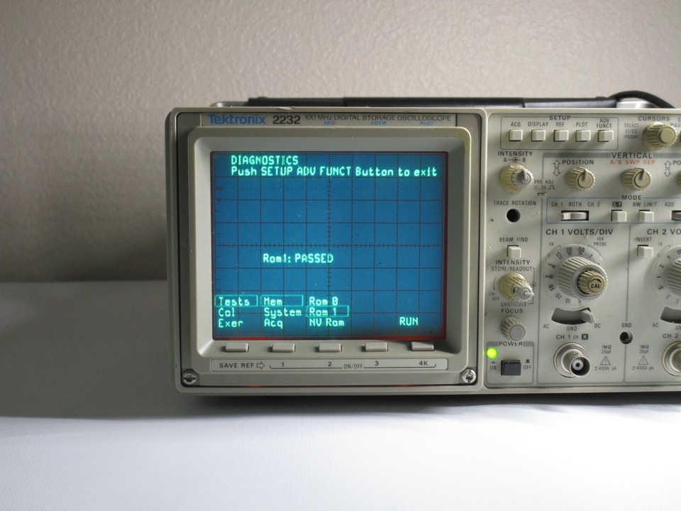 Tektronix 2232 100MHz Digital Storage Oscilloscope W/RS232, 2020 ...