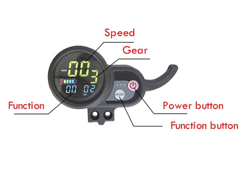Ebike Controller Bike LCD Display For Electric Bicycle Controller ...